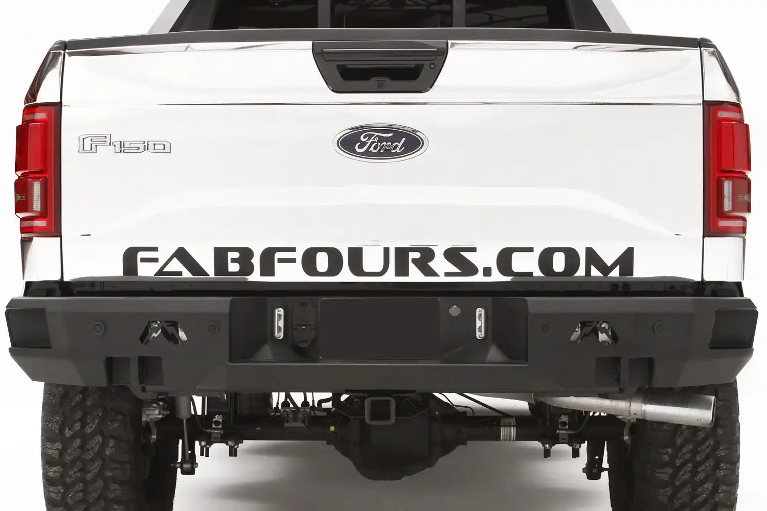 Fab Fours FF15-W3251-1 - Premium Rear Bumper 2 Stage Black Powder ...
